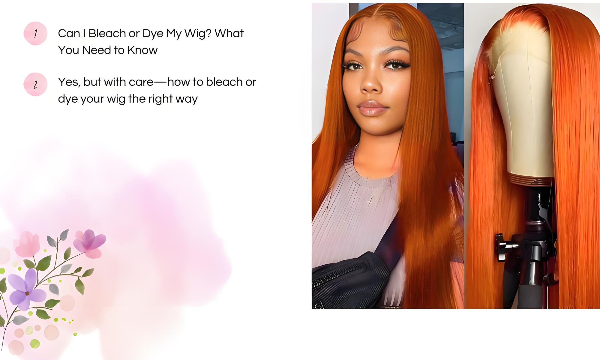 Can I Dye or Bleach My Wig? Expert Tips from EuxmeHair
