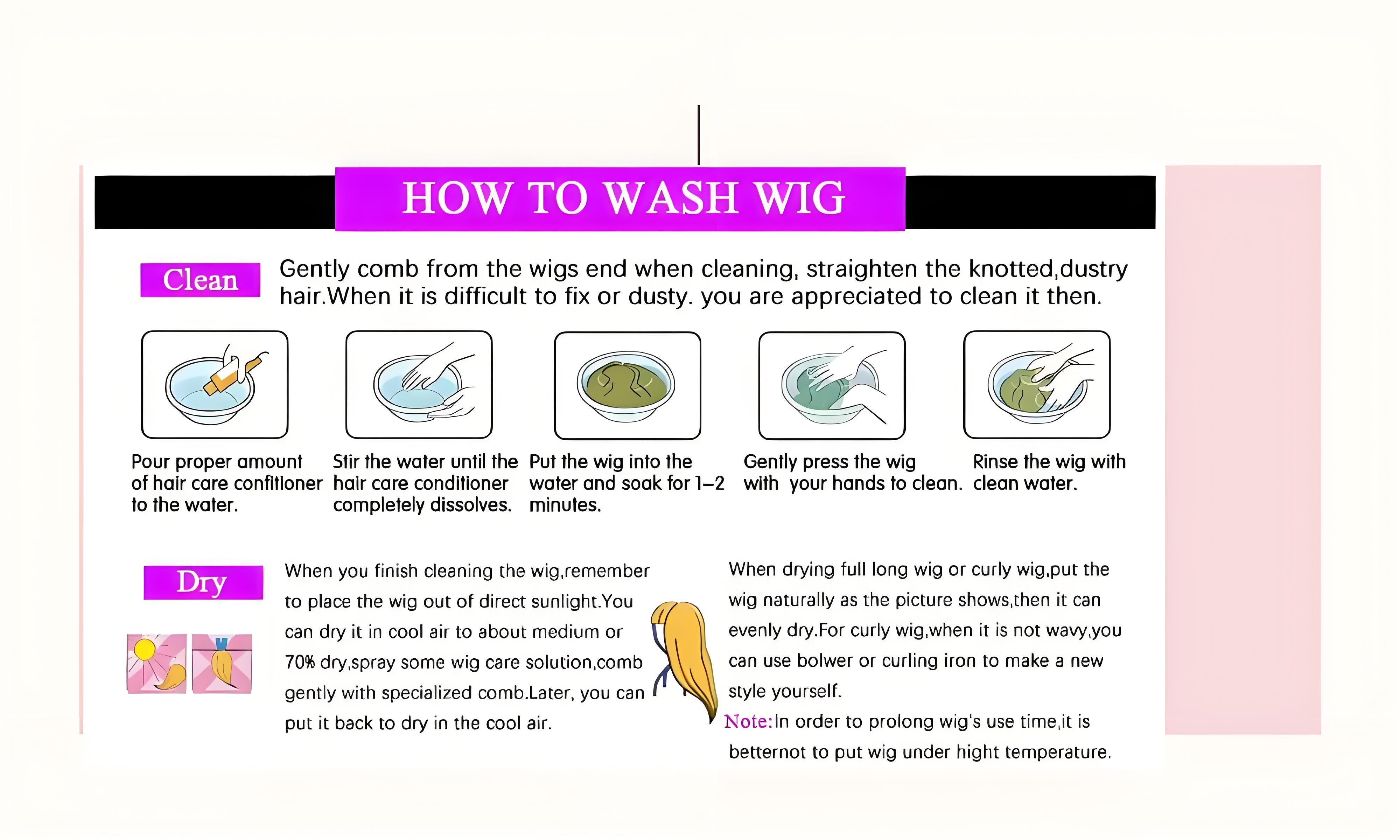 How to Wash a Human Hair Wig Properly | EuxmeHair – EUXME