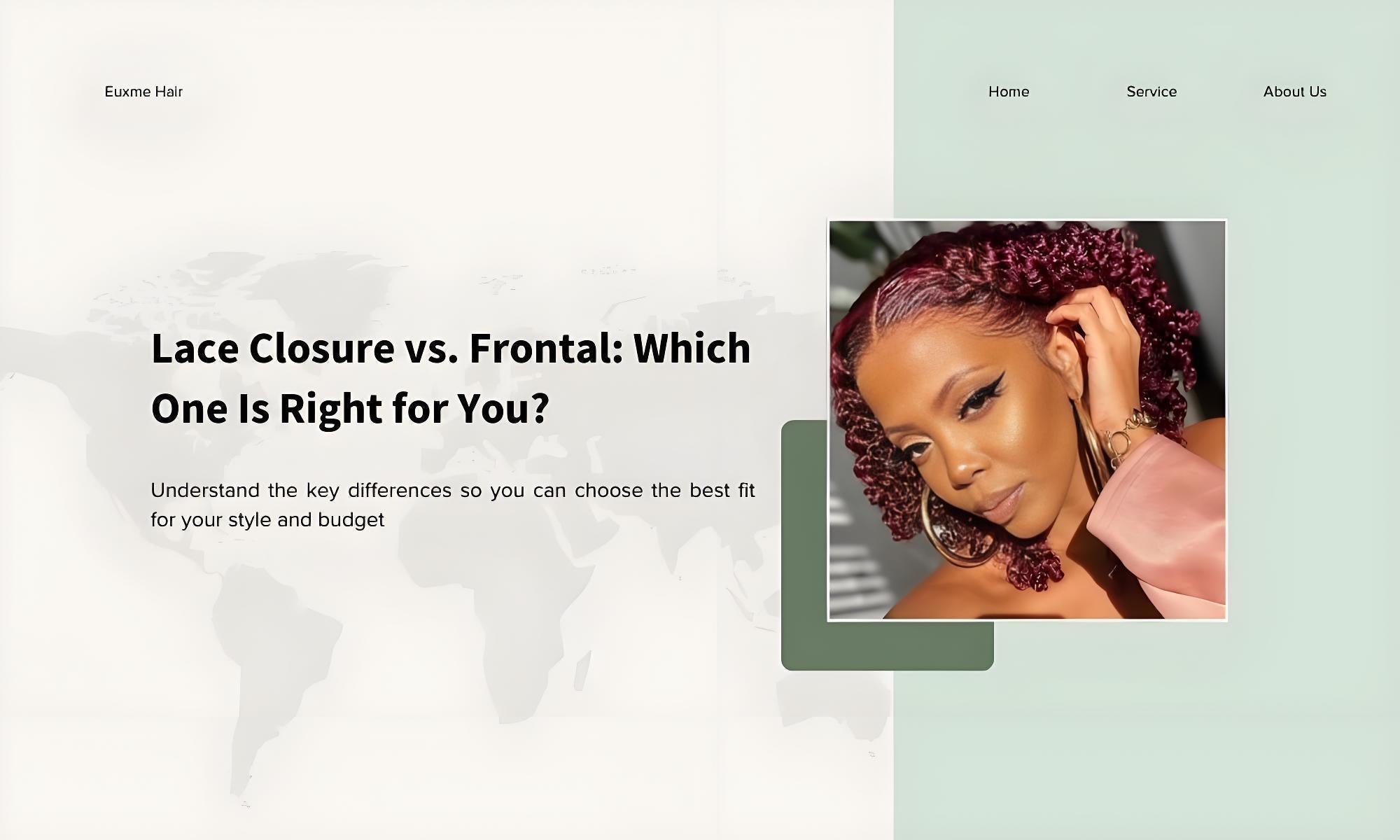 Lace Closure vs. Frontal Wig: Which One Should You Choose? | EuxmeHair